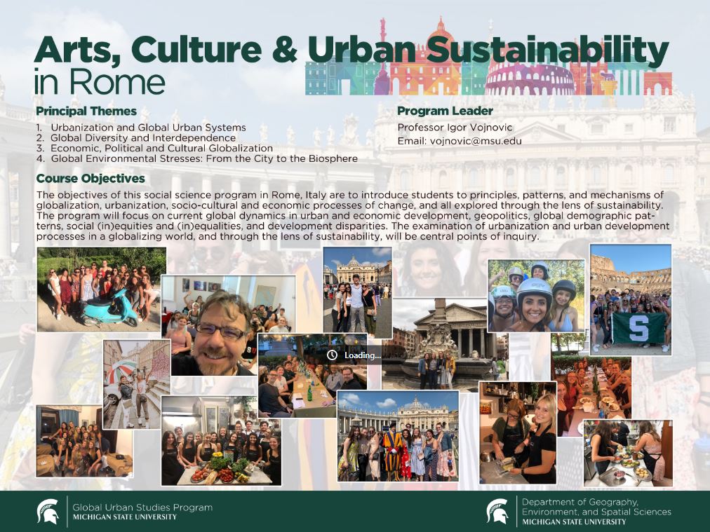 Arts, Culture and Urban Sustainability in Rome Education Abroad Program ...
